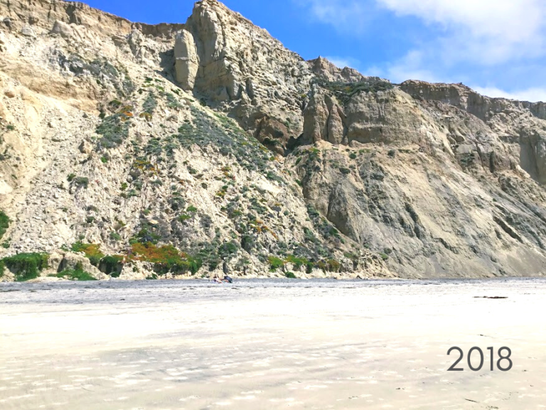 Black's Beach Cliff Collapse- I Was There! – San Diego Beach Secrets